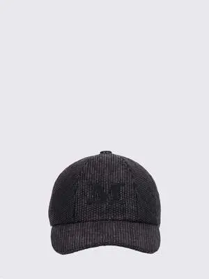 Max Mara Cotton Blend Baseball Cap With Logo - Black