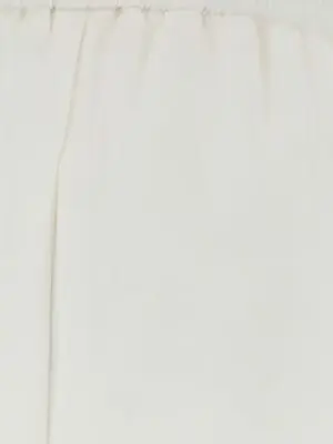 Max Mara High-waisted Silk Palazzo Trousers - White