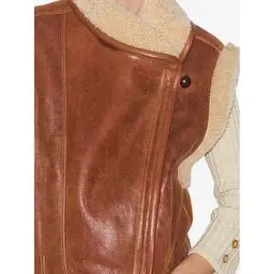 Isabel Marant Étoile Shearling Waistcoat - Brown