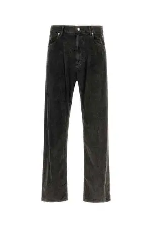 Dolce & Gabbana Charcoal Stretch Corduroy Pant - Gray