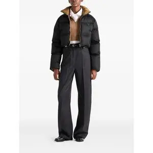 Prada Re-nylon Cropped Puffer Jacket