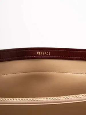 Versace Medium Suede Bag - Multicolor