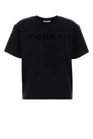 Alexander McQueen Cotton T-shirt - Black
