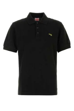 Kenzo Piquet Polo Shirt - Black
