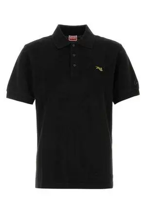 Kenzo Piquet Polo Shirt - Black