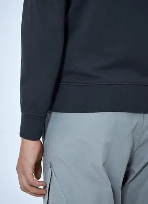 Stone Island Hooded Zip-up Sweatshirt - Gray
