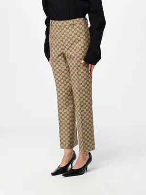 Gucci Slim Fit Cropped Trousers