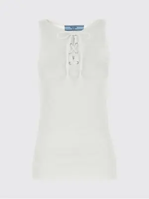 Prada Cotton Tank Top - White