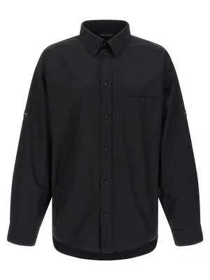 Balenciaga Logo Patch Shirt - Black