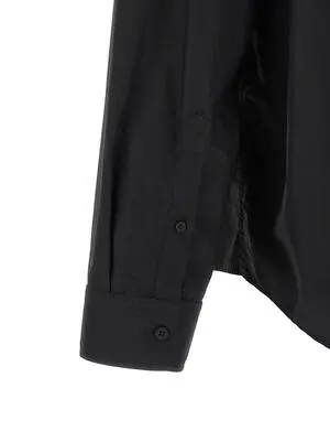 Balenciaga Logo Patch Shirt - Black