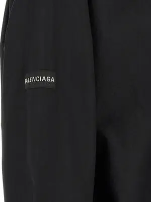 Balenciaga Logo Patch Shirt - Black