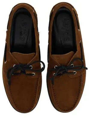 AeydĒ Harris Suede Loafer - Brown