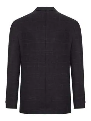 Tagliatore Vesuvio Check Wool Blazer
