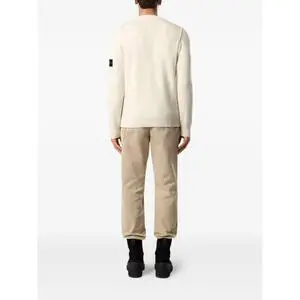 Stone Island Crewneck Jumper - Cream