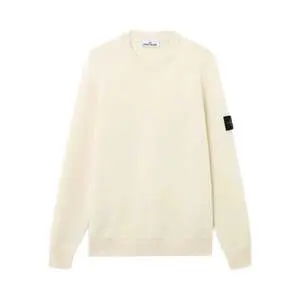 Stone Island Crewneck Jumper - Cream