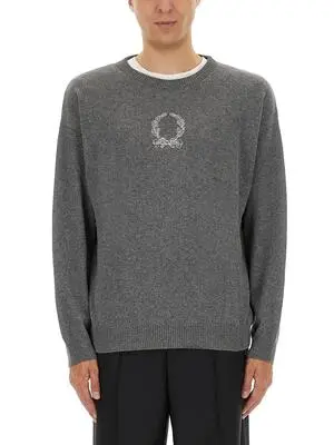 Moschino Wool And Cashmere Pullover - Gray