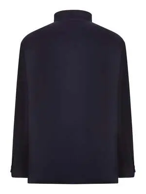Tagliatore Wool Blouson With Mandarin Collar