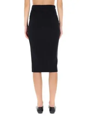 Off-White Midi Skirt With Logo