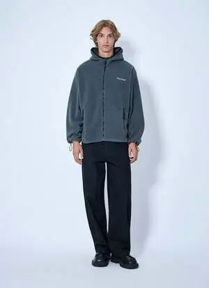 Miu Miu Hooded Zip Sweatshirt