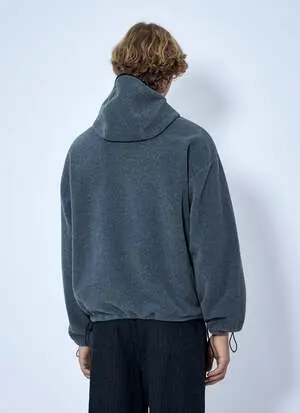 Miu Miu Hooded Zip Sweatshirt