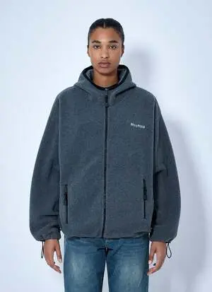 Miu Miu Hooded Zip Sweatshirt