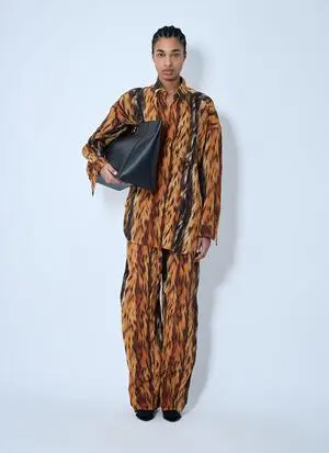 Balenciaga Ai Croc Silk Pants