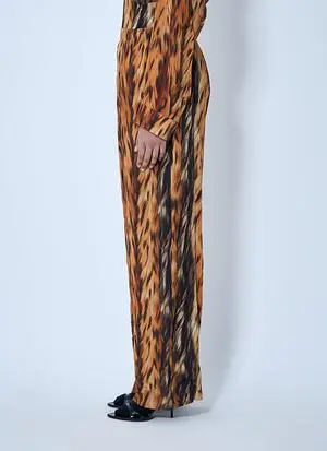 Balenciaga Ai Croc Silk Pants