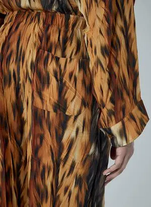 Balenciaga Ai Croc Silk Pants