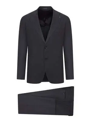 Tagliatore Tailored Wool Suit With Single-breasted Jacket - Multicolor