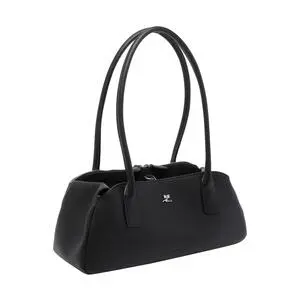 COURREGES Strip Naplack Shoulder Bag