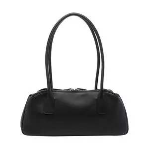 COURREGES Strip Naplack Shoulder Bag