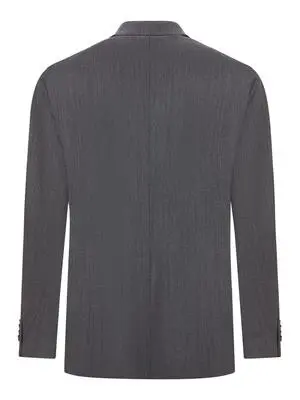 Tagliatore Double-breasted Naples Suit In Virgin Wool - Gray