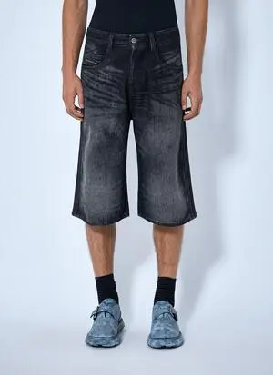 DIESEL® D-enim-m Shorts - Gray