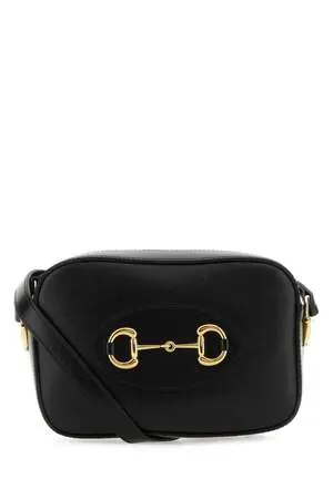 Gucci Leather Horsebit 1955 Crossbody Bag - Black