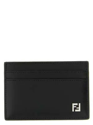 Fendi Squared Ff' Card Holder - Black