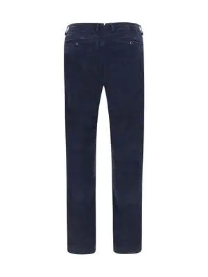 Jacob Cohen Bobby Slim Chino Pants In Stretch Cotton Gabardine - Blue