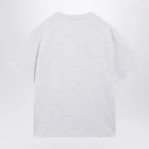 Jacquemus Grey T-shirt With Grosgrain Logo