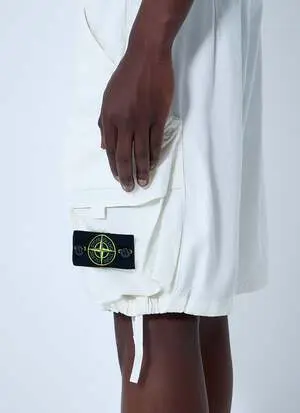 Stone Island Cargo Shorts With Flap Pockets