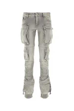 Attico Denim Jeans - Gray