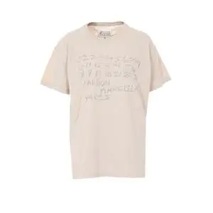 MAISON MARGIELA Numerical Logo T-shirt - Cream