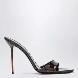 Paris Texas Lidia 105 Patent Leather Mules - Brown