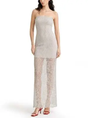 ROTATE BY BIRGER CHRISTENSEN Long Lace Dress