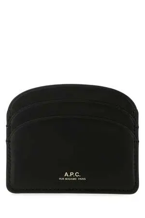 A.p.c. Leather Card Holder - Black