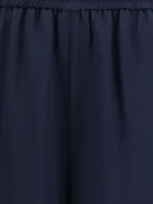 Max Mara Volonti Silk Palazzo Trousers - Blue