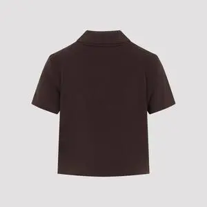 Saint Laurent Petit Cassandre Polo - Brown