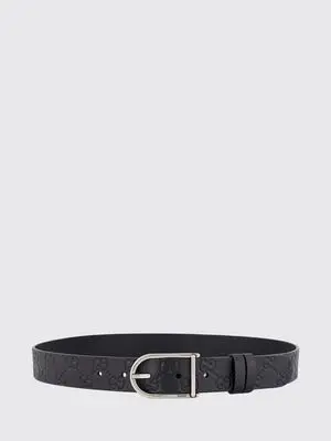 Gucci Reversible Leather Belt - Black
