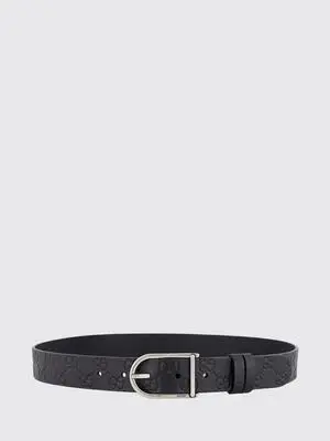 Gucci Reversible Leather Belt - Black