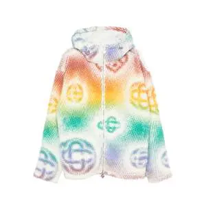Casablanca Jackets Hooded Jackets - White