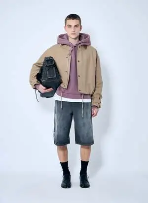Acne Studios Distressed Denim Shorts