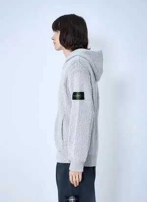 Stone Island Zip-up Knit Hoodie